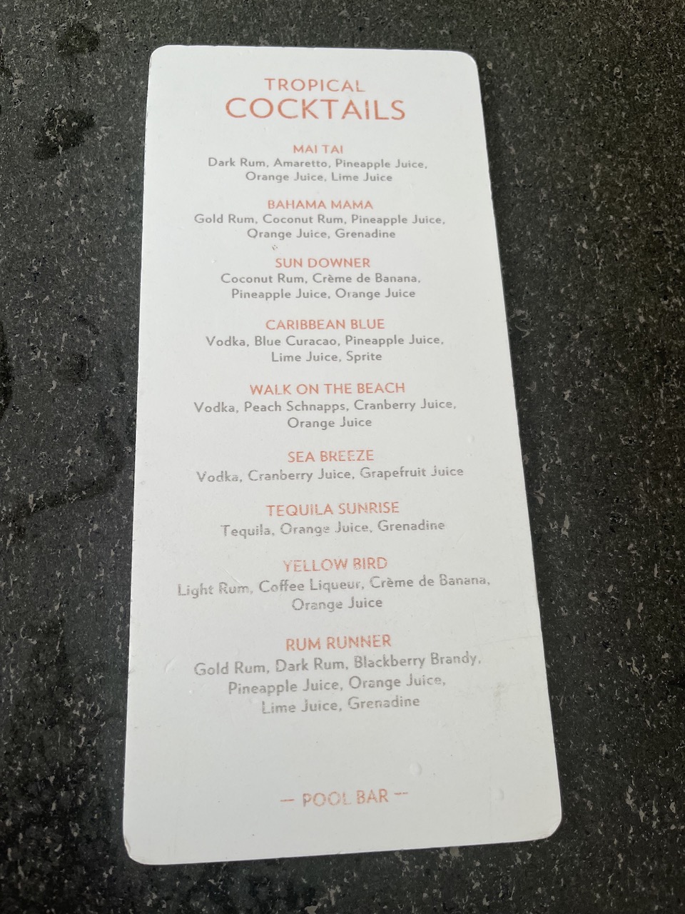 What Drinks To Order at Sandals Resorts